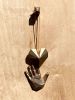 'LOVE' set. Cast bronze knob, hand and heart trio. by Shayne Fox ...