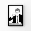 Agent Cooper Print, Twin Peaks Art by Carissa Tanton | Wescover Paintings