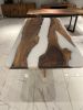 White Epoxy Table - White Resin Table - Custom Dining Table by Tinella ...