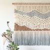 Large Macrame Wall Tapestry - SOFT HILLS by Rianne Aarts | Wescover Wall Hangings