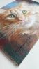 Red Cat pet portrait painting original, Custom cat painting by Natart ...