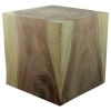 Haussmann® Wood Cube Table 18 in SQ x 18 in High Hollow by Haussmann ...