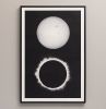 Large Celestial Eclipse Artwork, Solar Eclipse Art, Framed by Capricorn ...