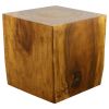Haussmann® Wood Cube Table 18 in SQ x 18 in High Hollow by Haussmann ...