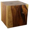 Haussmann® Wood Cube Table 18 in SQ x 18 in High Hollow by Haussmann ...