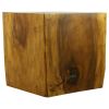 Haussmann® Wood Cube Table 18 in SQ x 18 in High Hollow by Haussmann ...