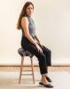 Grey Velvet Knot Bar Stool by Knots Studio | Wescover Chairs