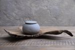 STC pebble stone lidded jar container, minimalist monochrome by Laima ...