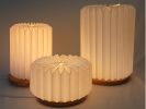 Pillar S - Modern origami table lamp, dimmable, by Studio Pleat ...