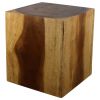 Haussmann® Wood Cube Table 20 in H x 18 in SQ Hollow inside by ...