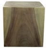 Haussmann® Wood Cube Table 18 in SQ x 18 in High Hollow by Haussmann ...