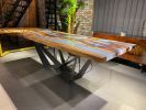 Custom Epoxy Resin Dining Table - Handmade Wooden Table by Tinella Wood ...