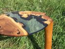 Epoxy Leaf Side Table - Epoxy Coffee Table by Tinella Wood | Wescover ...