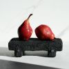 Medium Shelf Riser in Carbon Black Concrete with Gunmetal Ri by Carolyn ...