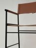 ¨Repose¨Counter Stool wBackrest Leather&Rubbered metal frame by Jover ...