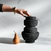 Closed Form Concrete Sculpture "Carbon #002" by Carolyn Powers Designs ...