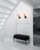 Ballroom Wall Light Sconce Pink by Marie Burgos Design and Collection ...