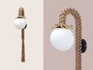 Pensil Jute Macrame Wall Sconce, Organic Modern Design by Light and ...
