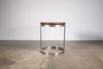 Trillo Modern Side Table in Stainless Steel, By Costantini by ...