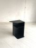 om26 Black aluminium Side/Bed table by mjiila design furniture | Wescover Tables