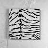 Monochrome Tiger Pattern by IRENA TONE | Wescover Mixed Media