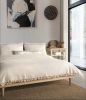 Cream Cotton Throw Blanket & Bed Spread by Lumina Design | Wescover ...