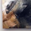 Abstract Art with brown, amber, gold, black and white by Lynette Melnyk ...