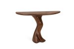 Haya Console Table, Solid Wood, Graphite Walnut Stained by Amorph ...