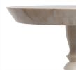 Pushpa Bone End Table or Pedestal by FARRAGO DESIGN INC | Wescover Tables