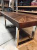 Figured Walnut Chevron Table by Citizen Wood Company | Wescover Tables