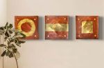 "Circle-Line-Square" in Copper and Gold by Debra Steidel | Wescover ...
