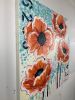 "All Together Now" Floral Poppy Painting by Mandy Martin Art | Wescover ...