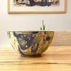 Handmade Hand-painted Abstract Painted Bowl by cursive m ceramics ...