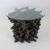 "Cartesian Crossing - Round" end table by Richard Chalmers | Wescover ...