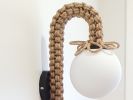 Pensil Jute Macrame Wall Sconce, Organic Modern Design by Light and ...