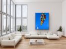 Vertical Blue 2 Abstract Painting by Elyse Martin Large Abstract ...