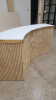 Slatted Curved Quarter Circle Desk by Son-ya Luch (Owner) SP ...