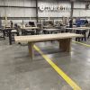 The Briggs Dining Table – Brass Inlay by Lumber2Love | Wescover Tables