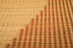 Contemporary handcrafted graphic Runner Rug in natural fiber by LA ...